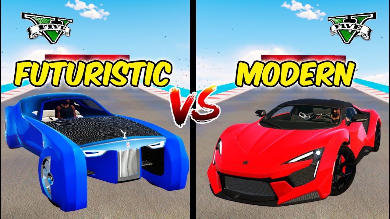 Rolls Royce 103EX Vision Next 100 vs W Motors Fenyr in GTA 5 - YouTube