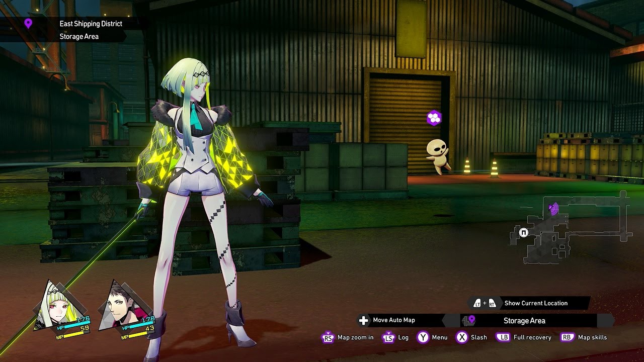 Soul Hackers 2 Explore East Shipping District Storage Area Get Loot ...