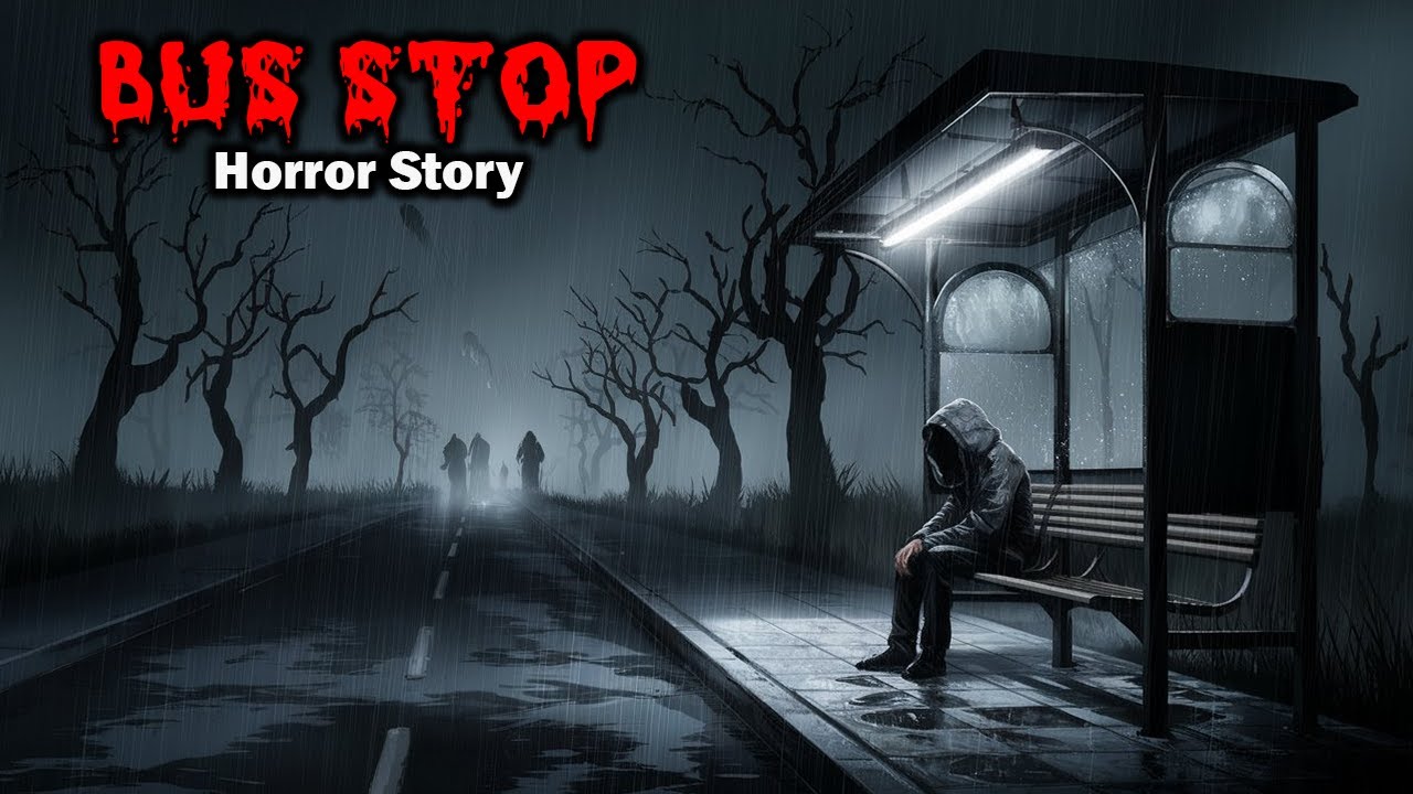 Alone at the Creepy Bus Stop on a Rainy Night Horror Stories | True ...