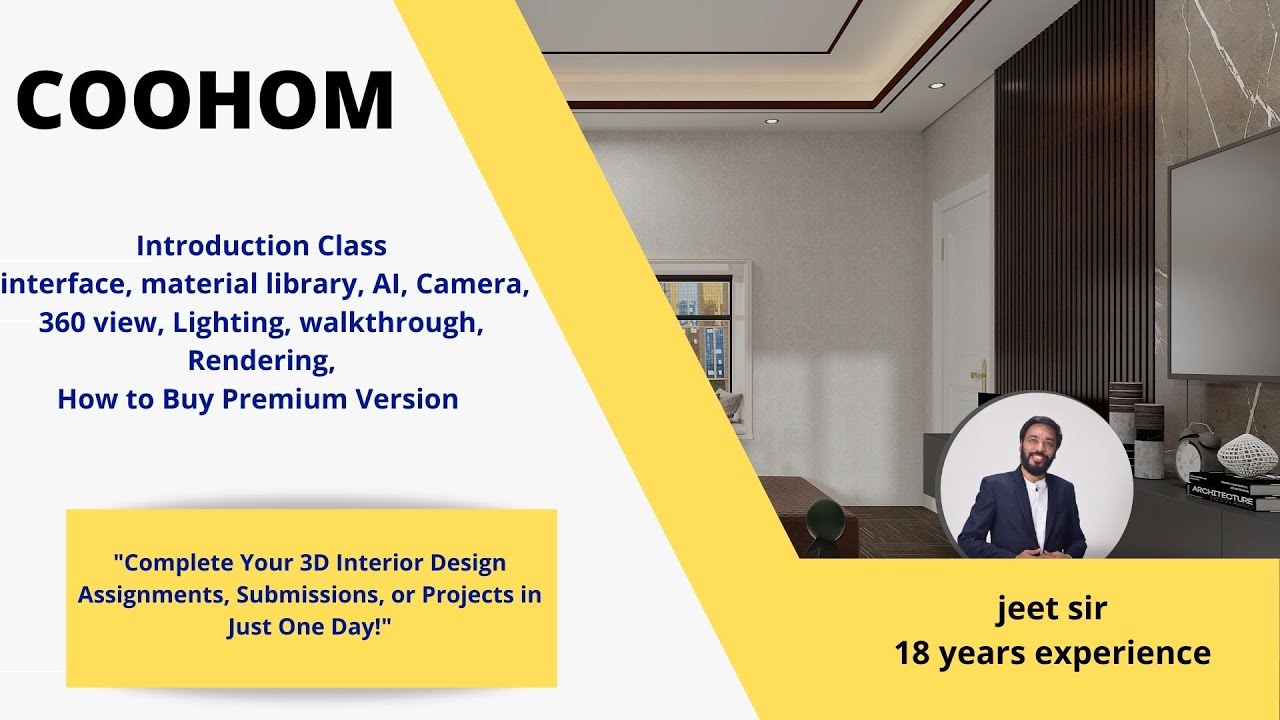 Coohom webinar- Interface, material library, AI, Camera, 360 view ...