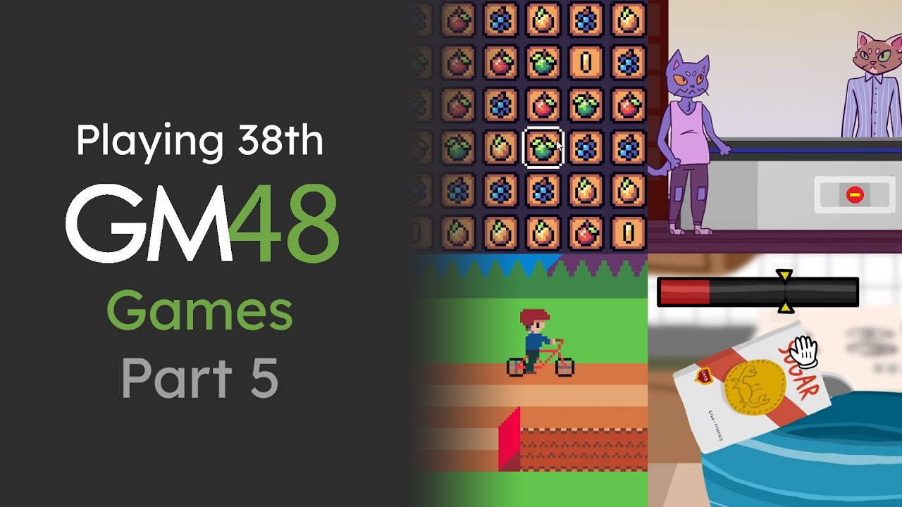 Playing 38th GM48 Game Jam Games - Part 5 - YouTube