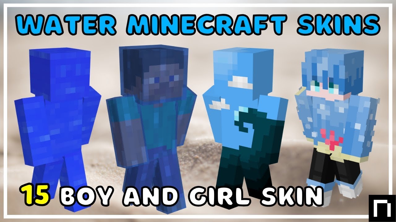 SKIN MINECRAFT MODE AIR - WATER MINECRAFT SKINS, PART 2 (BOY AND GIRL SKIN) - YouTube