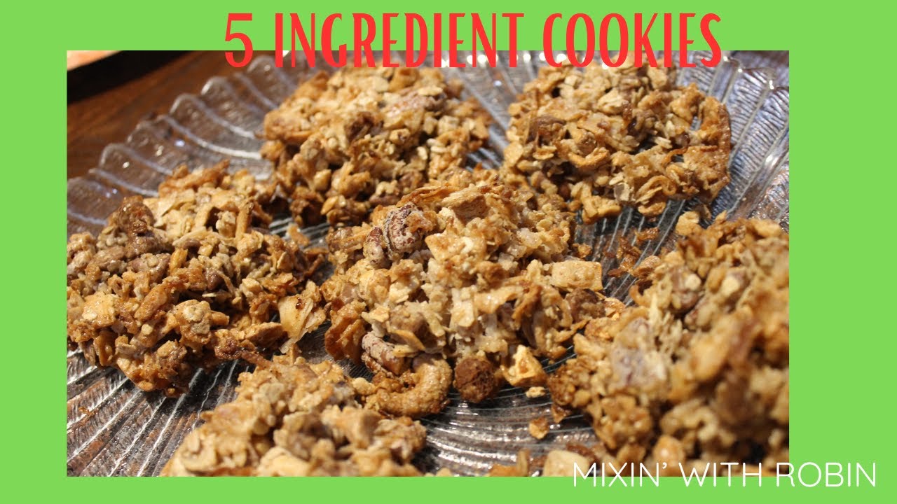 5 Ingredient Cookies- so easy! - YouTube
