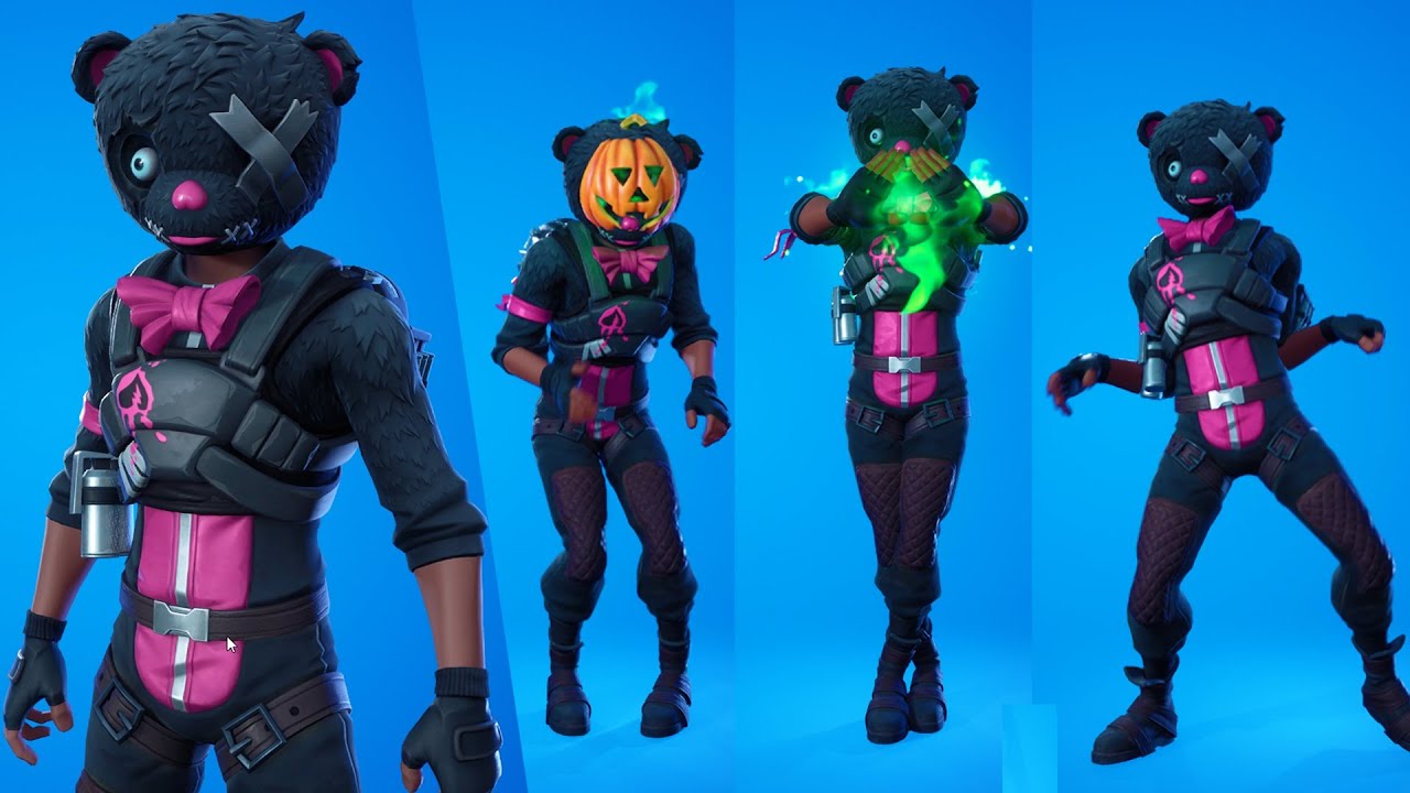 Snuggs skin showcase with all popular emotes & dances | fortnite snuggs ...