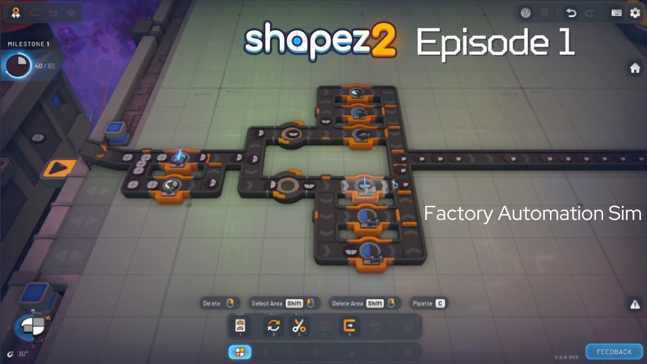 A FACTORY AUTOMATION SIM WITHOUT COMBAT?! WORKS FOR ME | SHAPEZ 2 - EP ...