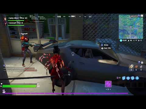 Driving from Slurpee to Catty Fortnite Challenge - YouTube