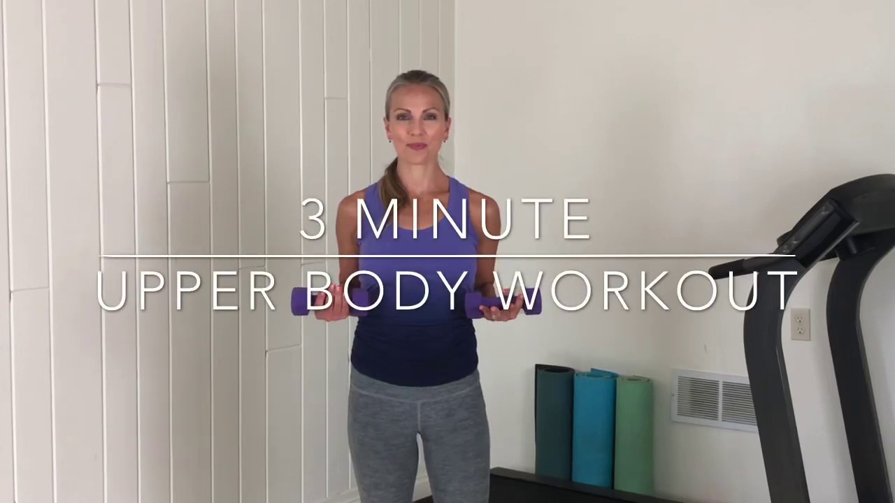 3 Minute Workout / Upper Body - Balanced Strength with Stephanie Haff ...