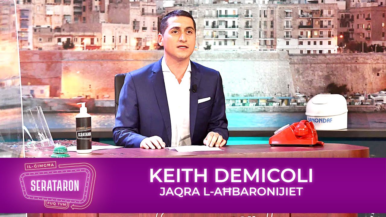 Keith Demicoli jaqra l-Aħbaronijiet 📰📰 - YouTube