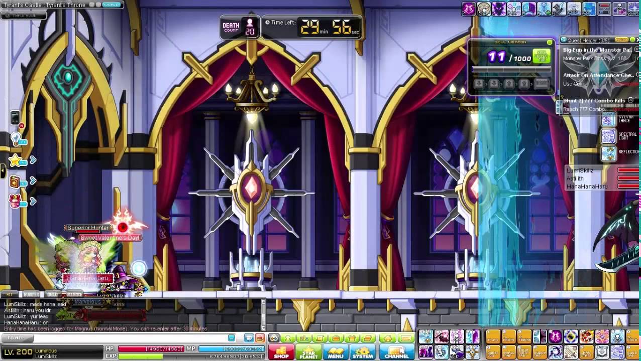 Maplestory Elite Boss and Normal Magnus! With a Dissapointing Ending ...