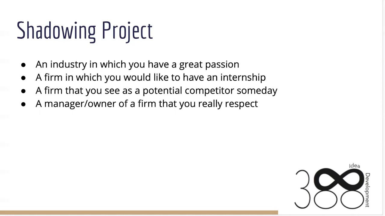 Shadowing Project - YouTube