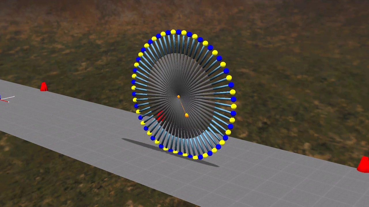 Hex Wheel Multi Legs - YouTube