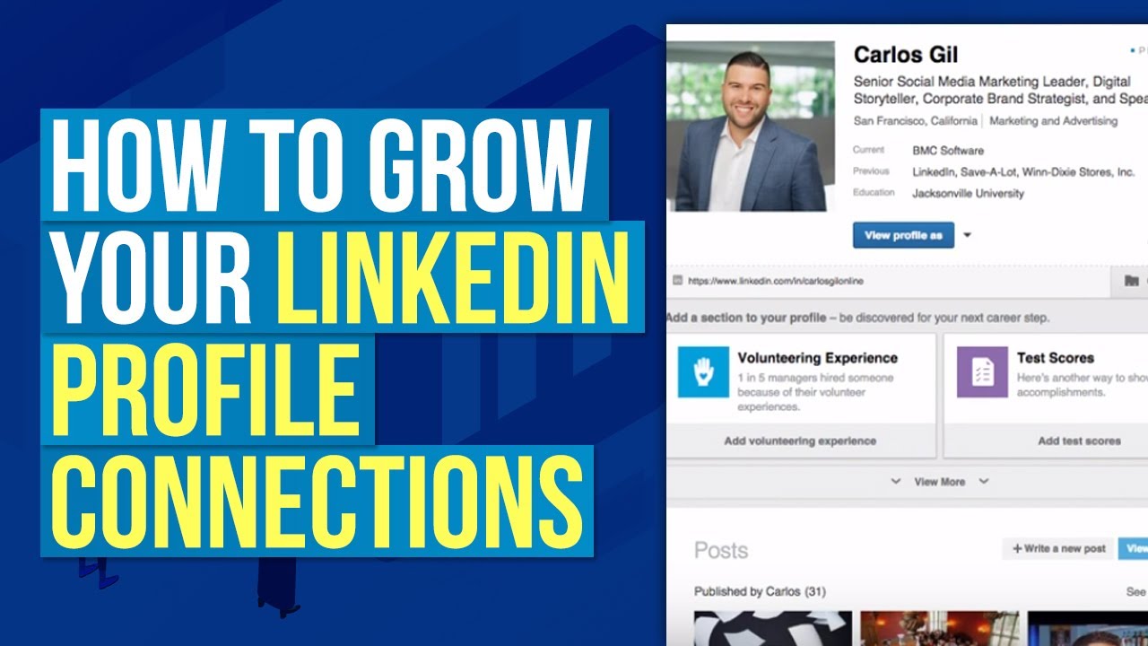 How to Grow Your LinkedIn Profile Connections - YouTube