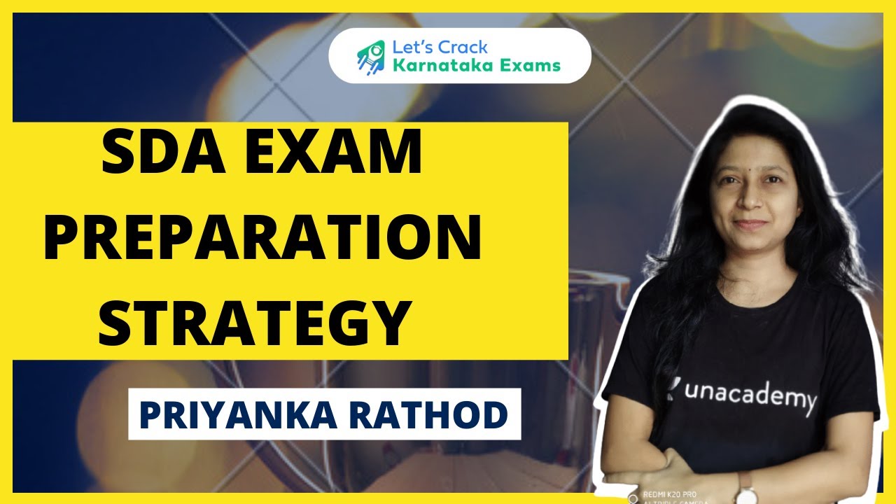 SDA Exam Preparation Strategy By Priyanka Rathod - YouTube