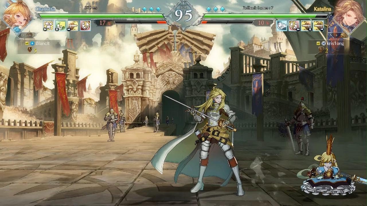 Granblue Fantasy Versus: Rising - Charlotta Match Exhibition 1 - YouTube