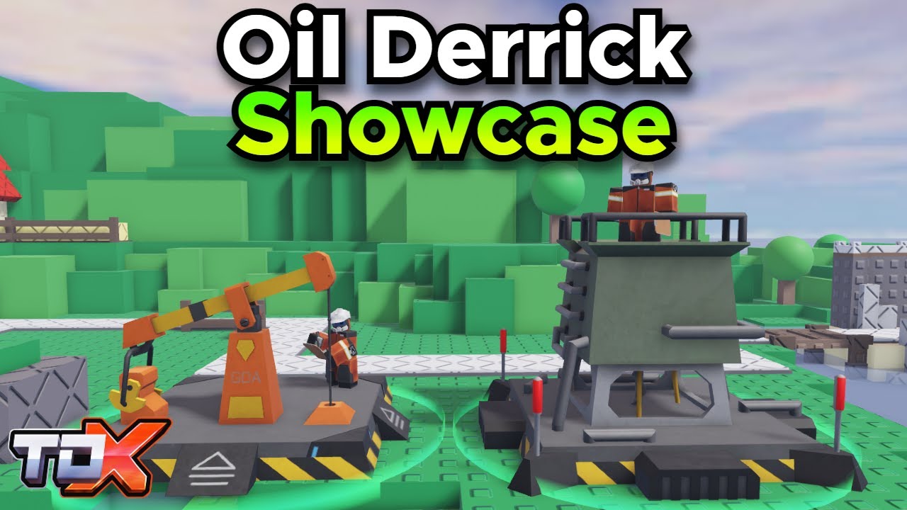 TDX Oil Derrick Tower Showcase (Stats + Gameplay) - Tower Defense X ...