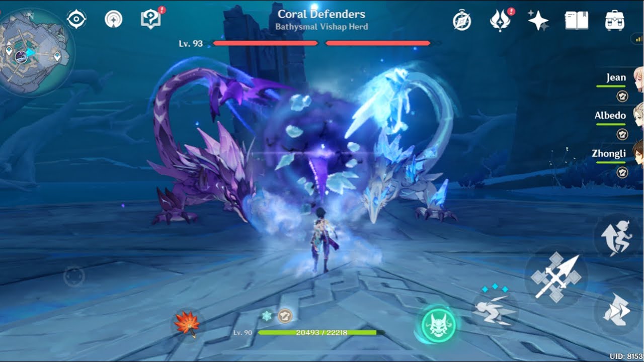 Xiao(C1) vs New World Boss Bathysmal Vishap [Genshin Impact] - YouTube