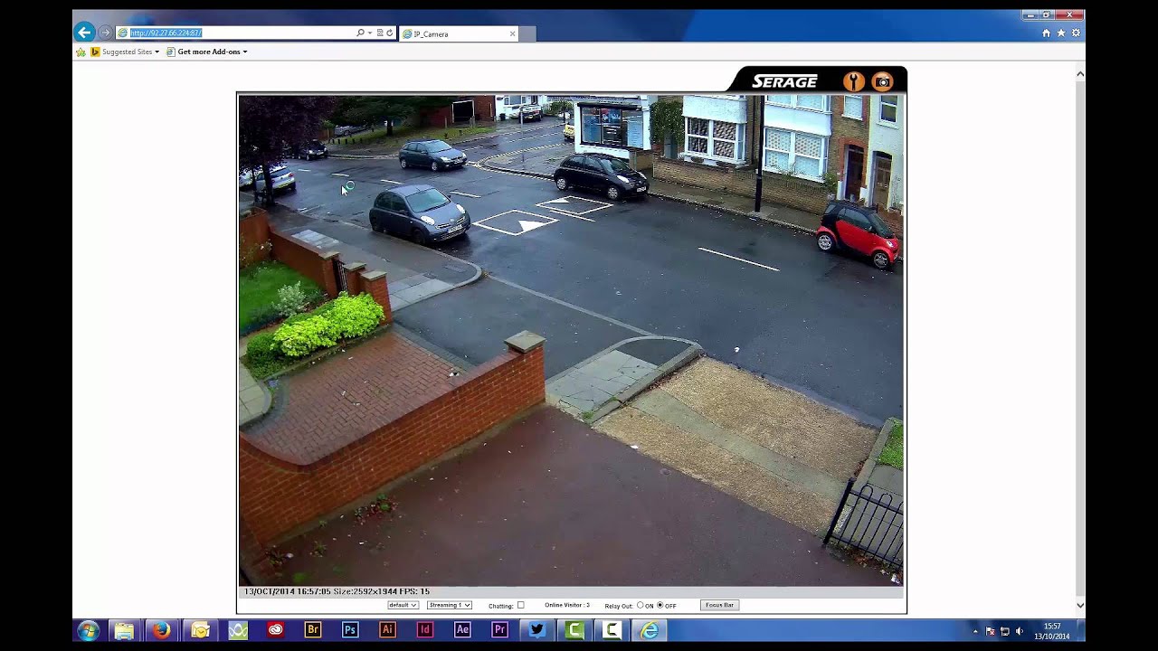Serage IP Bullet Camera Demo - YouTube