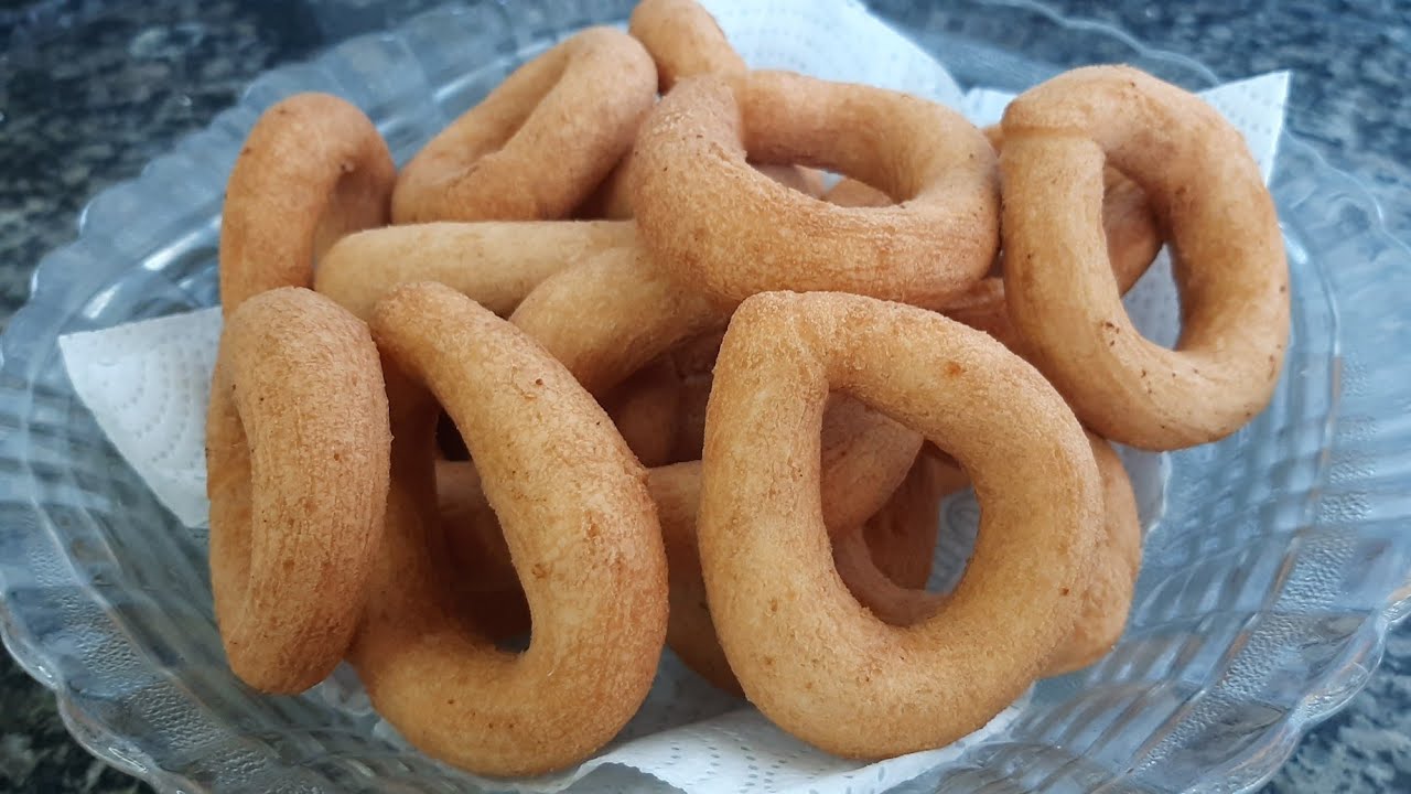 Biscoito frito de polvilho doce - YouTube