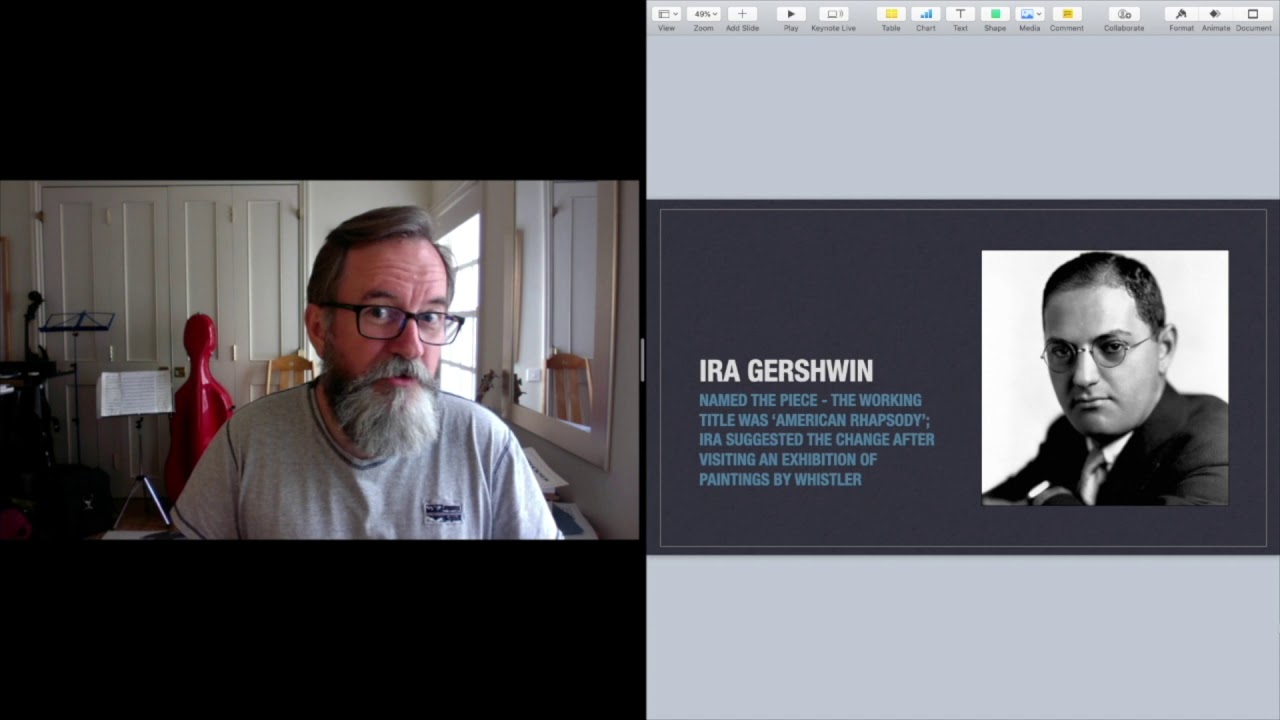 Gershwin - Rhapsody In Blue - A Talk by Edward Longstaff - Part 1 - YouTube