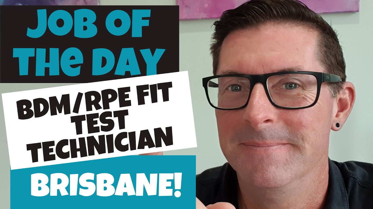 Looking for a job as a BDM in the RPE Fit Test industry in Brisbane ...