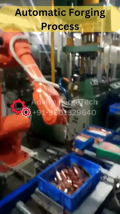 Automatic Terminal Lug Making Lines | Advika ForgeTech | Forging Process | Hot Forging | Robot ...