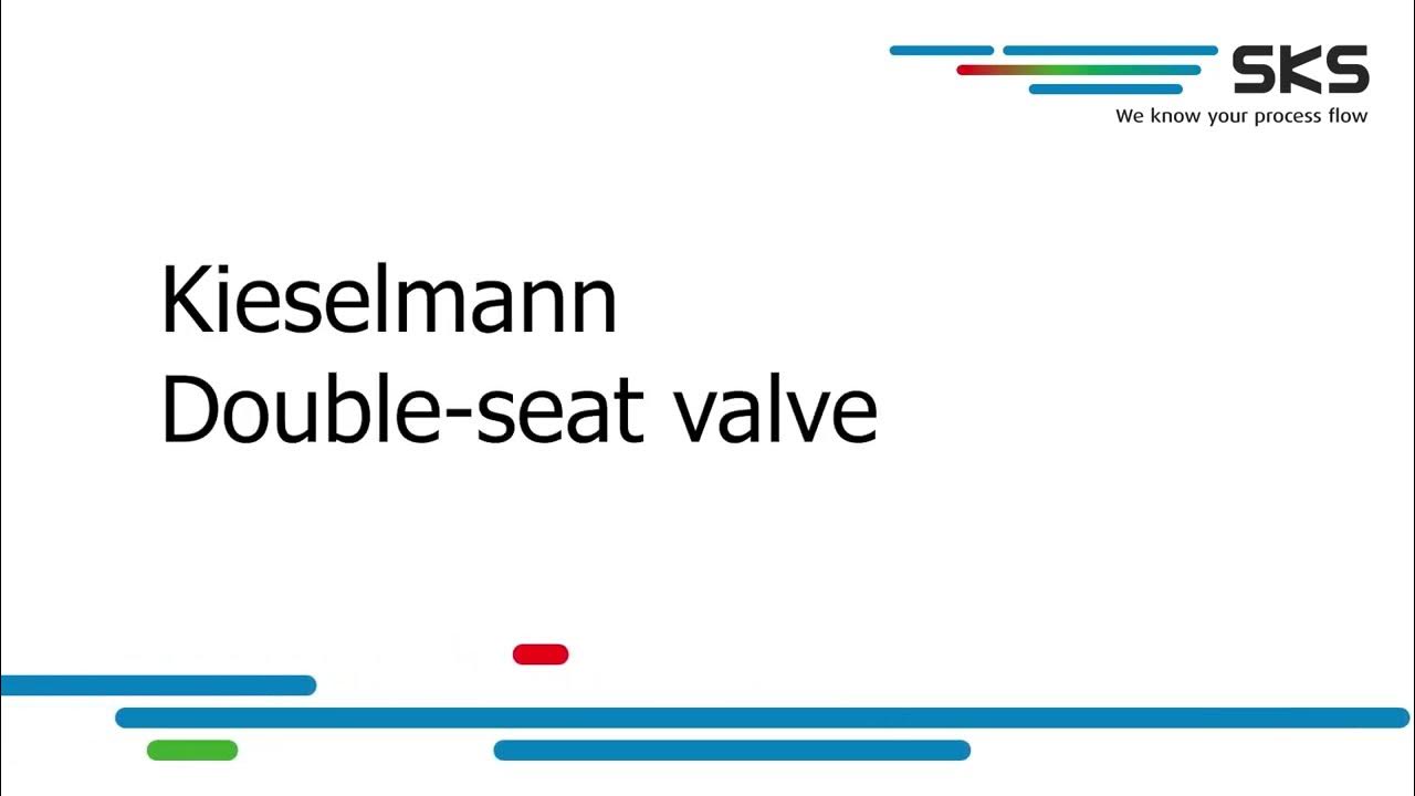 SKS Online - Kieselmann Double-seat valve - YouTube