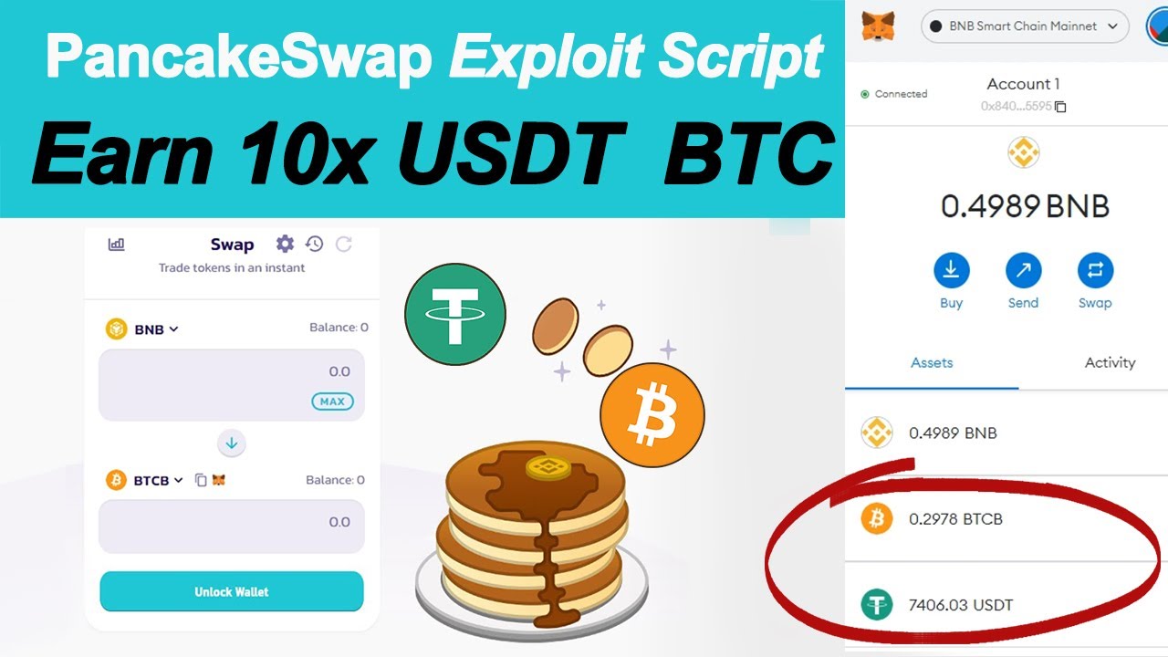 Hack Bitcoin (BTC) Tether (USDT) | Swap Trick for PancakeSwap: Get More ...