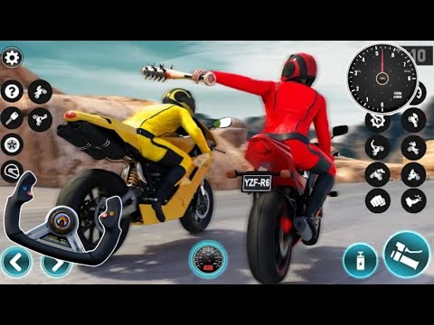 Bike Attack Racing Fight MotorCycle Ride Bike Racing -Android GamePlay ...