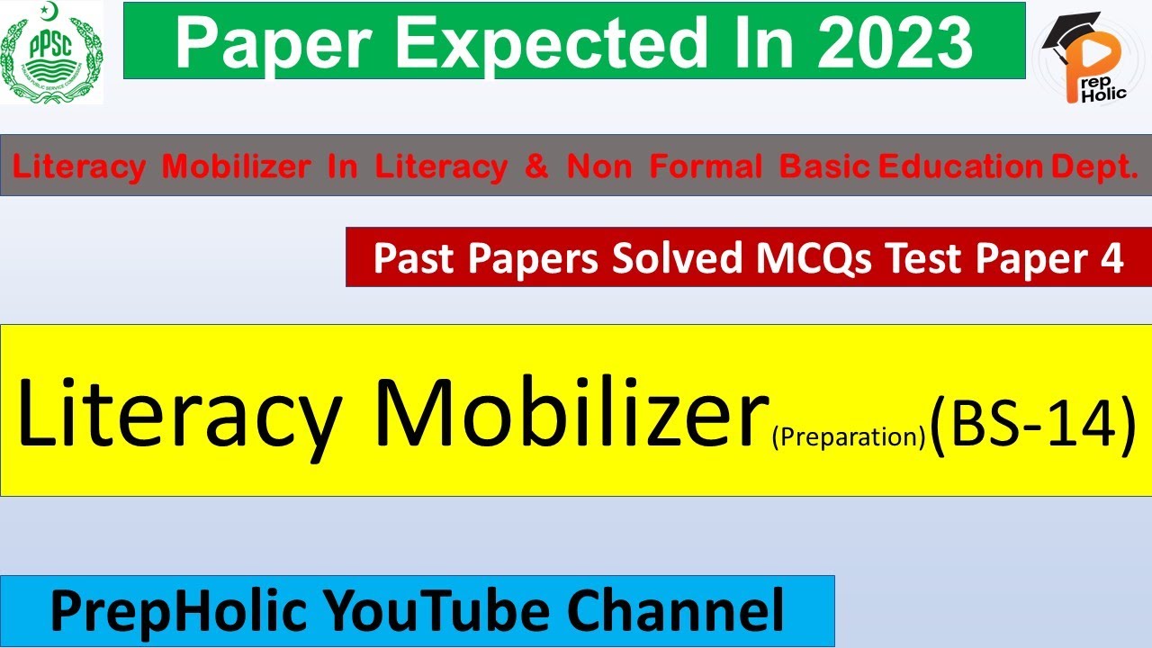Literacy Mobilizer Test Paper 4||Literacy Mobilizer Test Preparation ...