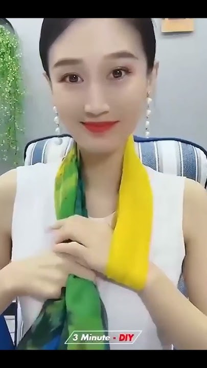 DIY Scarf Idea | Short Video | Tonskie TV - YouTube