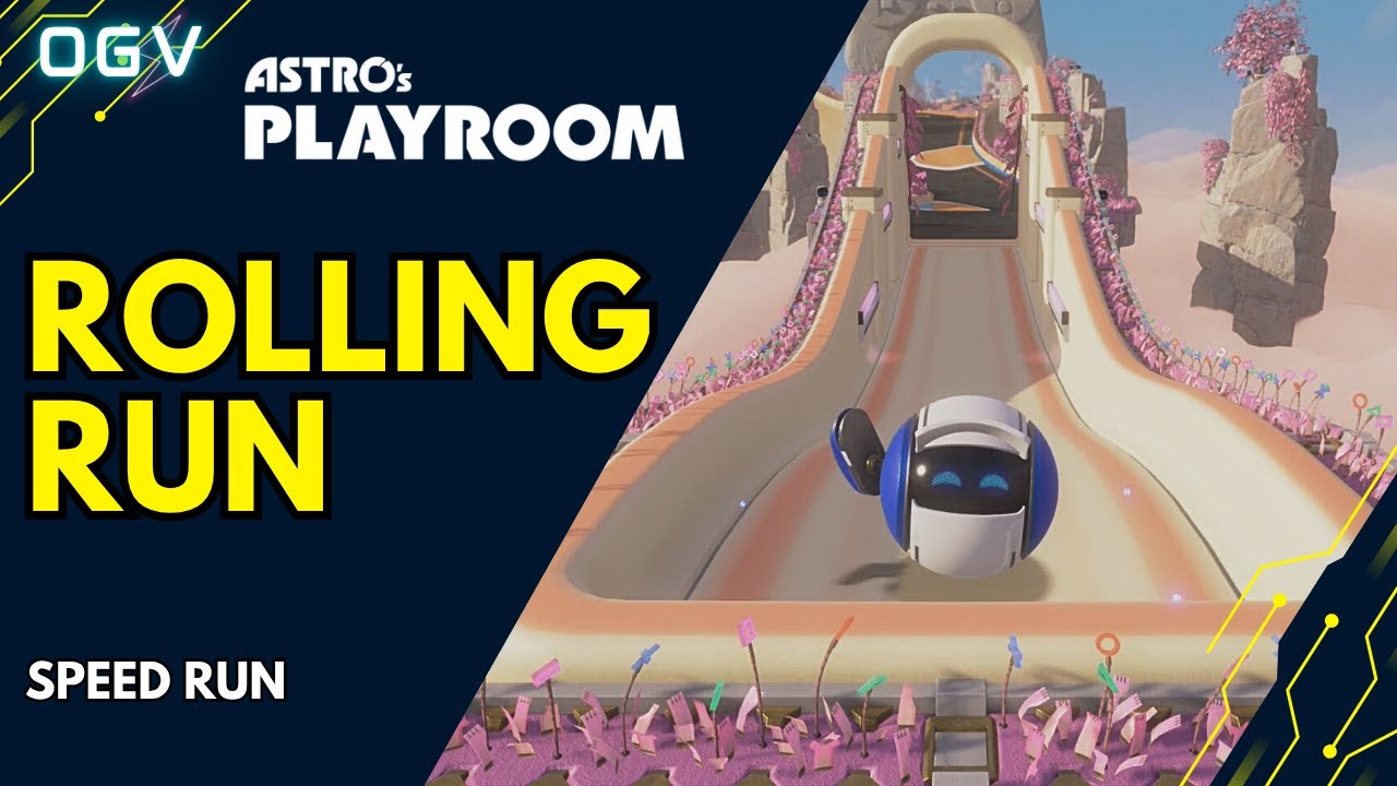 Astro's Playroom - Rolling Run - Network Speed Run - YouTube