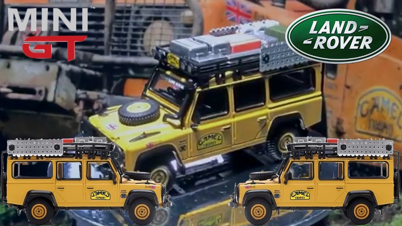 1/64 MINI GT Land Rover Defender 110 Camel Trophy Winner Team UK ...