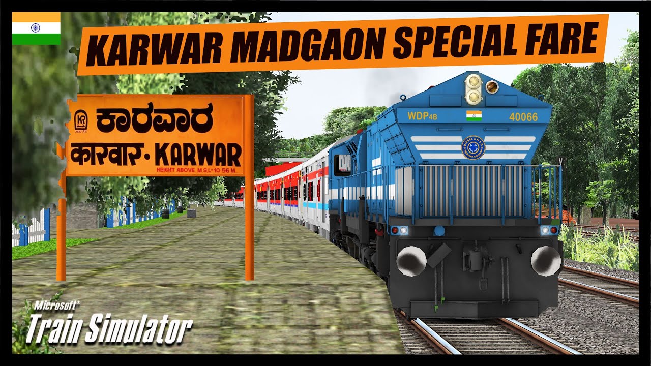 UNIQUE JOURNEY OF SHORTEST SPECIAL TRAIN OF KONKAN RAILWAY - 01595 ...