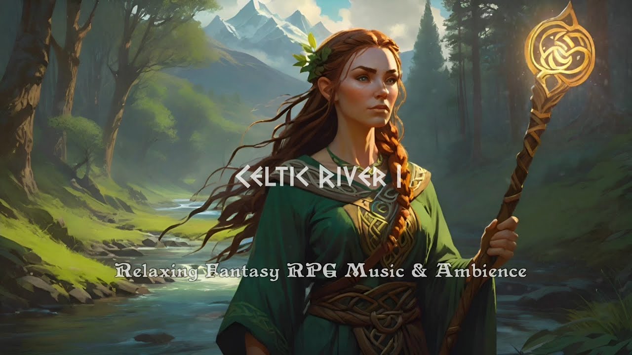 Relaxing Fantasy RPG Music & Celtic Forest River Ambience | ASMR ...
