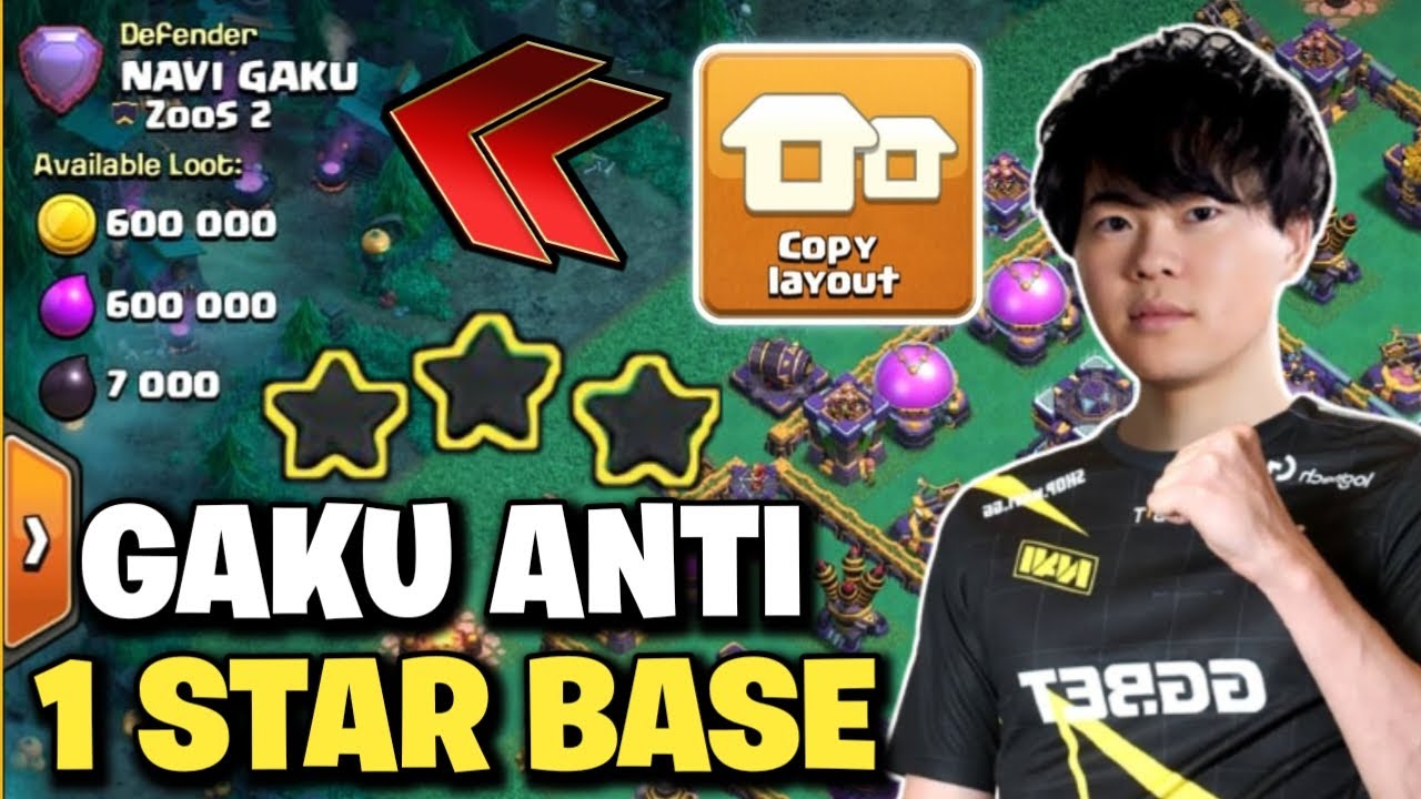 Navi Gaku + Proof 6k + Trophy Legend Base - BEST Town Hall 15 CWL + War + Push Base - YouTube