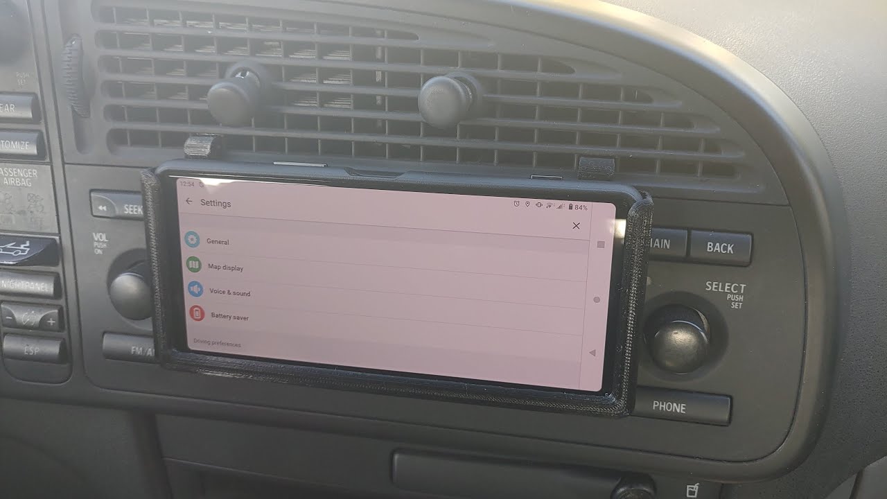 I designed a 3D-printed phone holder for the Saab 9-3 - YouTube
