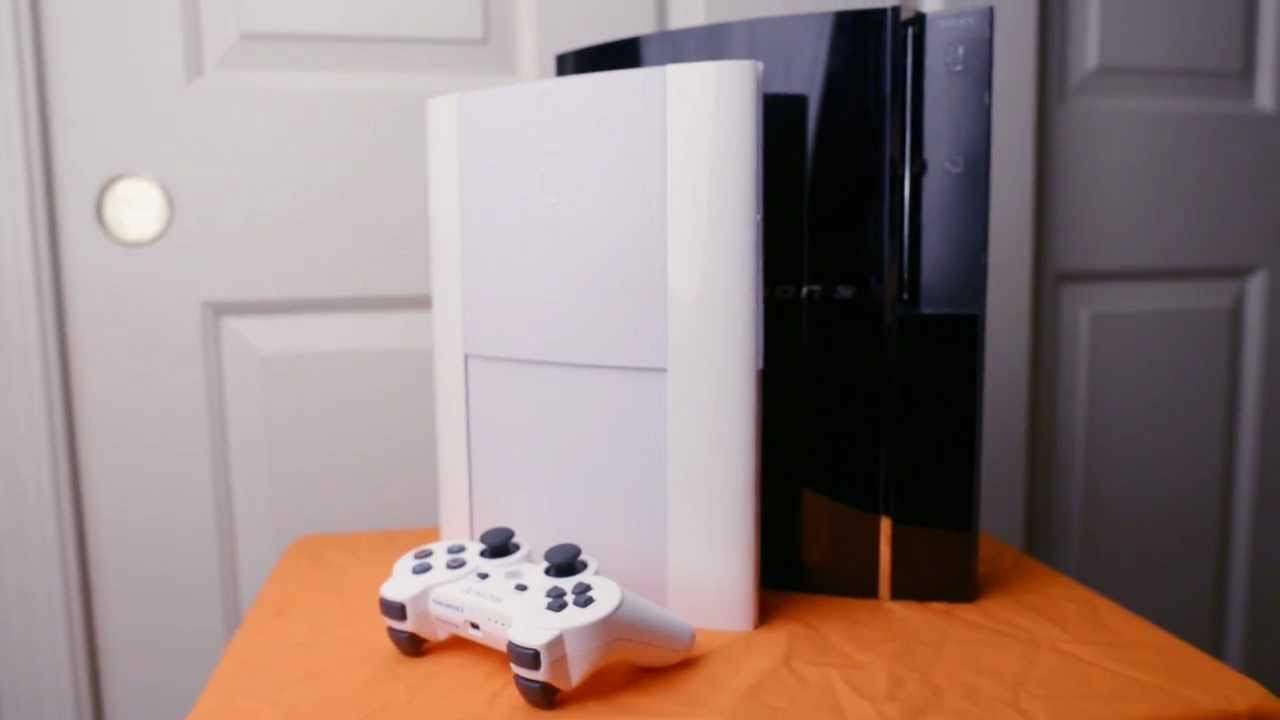 Unboxing The Crystal White Playstation 3 Limted Edition BONUS: Size ...