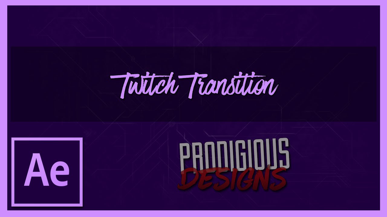 After Effects Tutorial | Twitch Transition (Easy and Effective) - YouTube
