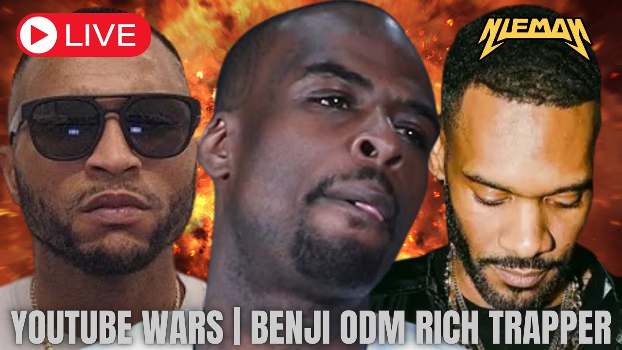 YouTube WARS | ODM X BENJI X RICH TRAPPER | Live Reactions w/ Gvnglvnd ...
