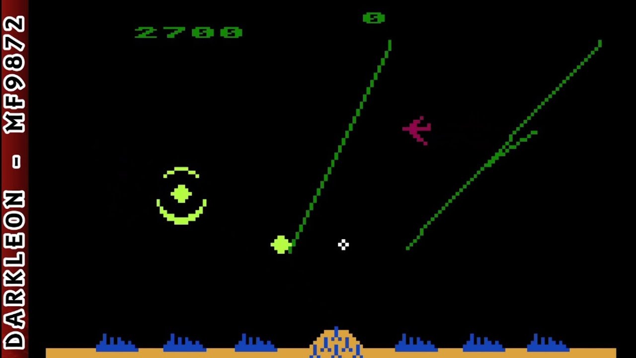 Atari 5200 - Missile Command © 1982 Atari - Gameplay - YouTube