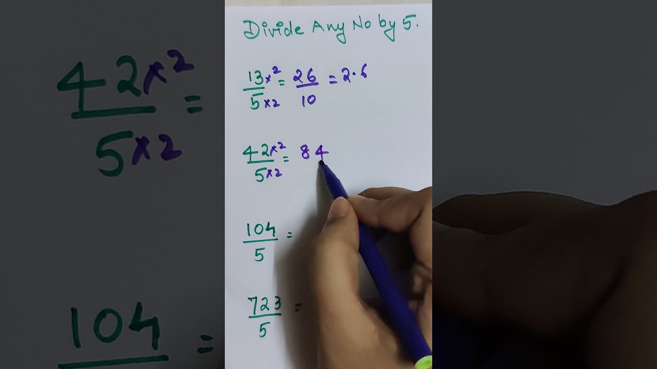 Division tricks | #shorts | math tips | math tricks | how to divide ...