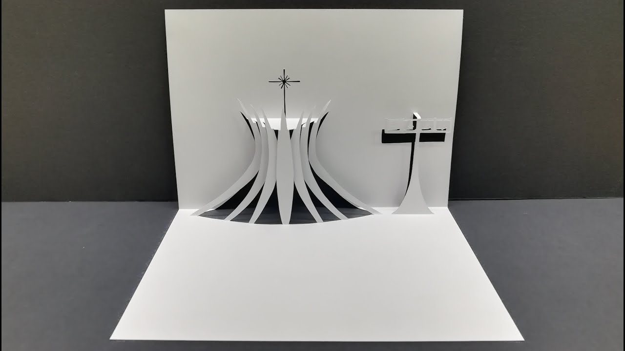 3d Cathedral of Brasilia｜paper artist｜paper art and craft｜origami ...