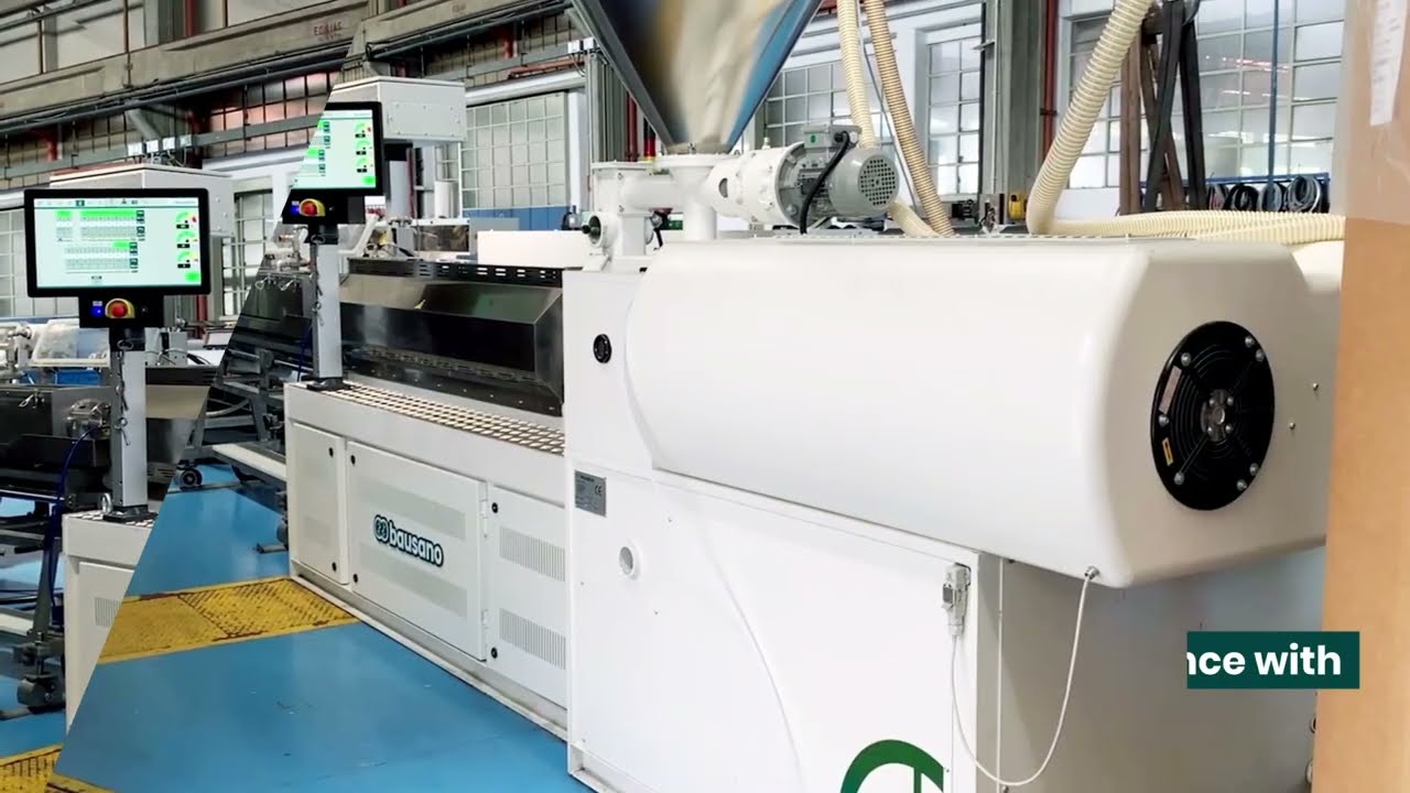 Bausano | Twin Screw Extruder MD75-30 | PVC Medical tube | Innovative ...