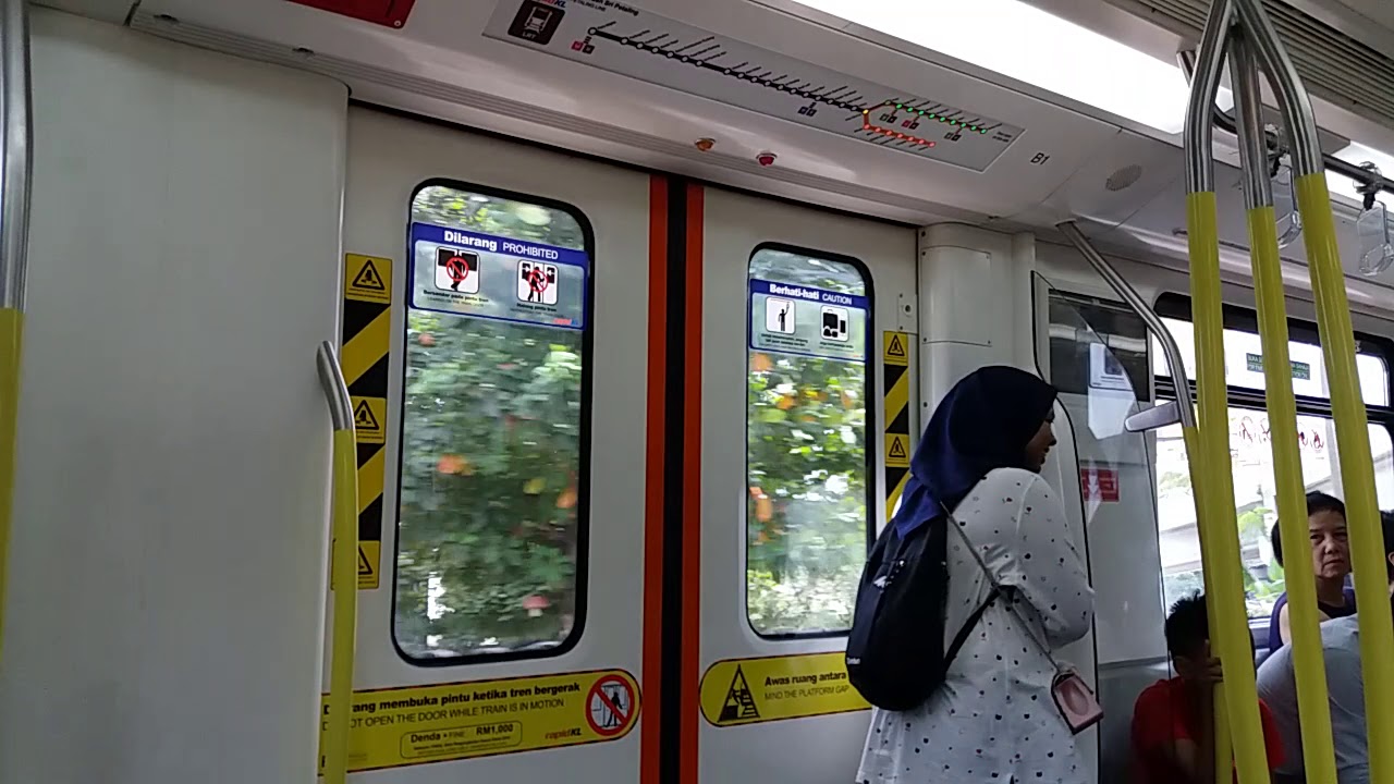 Full LRT Ampang Line - CSR Zhuzhou "AMY" Ride From Ampang To Sentul ...