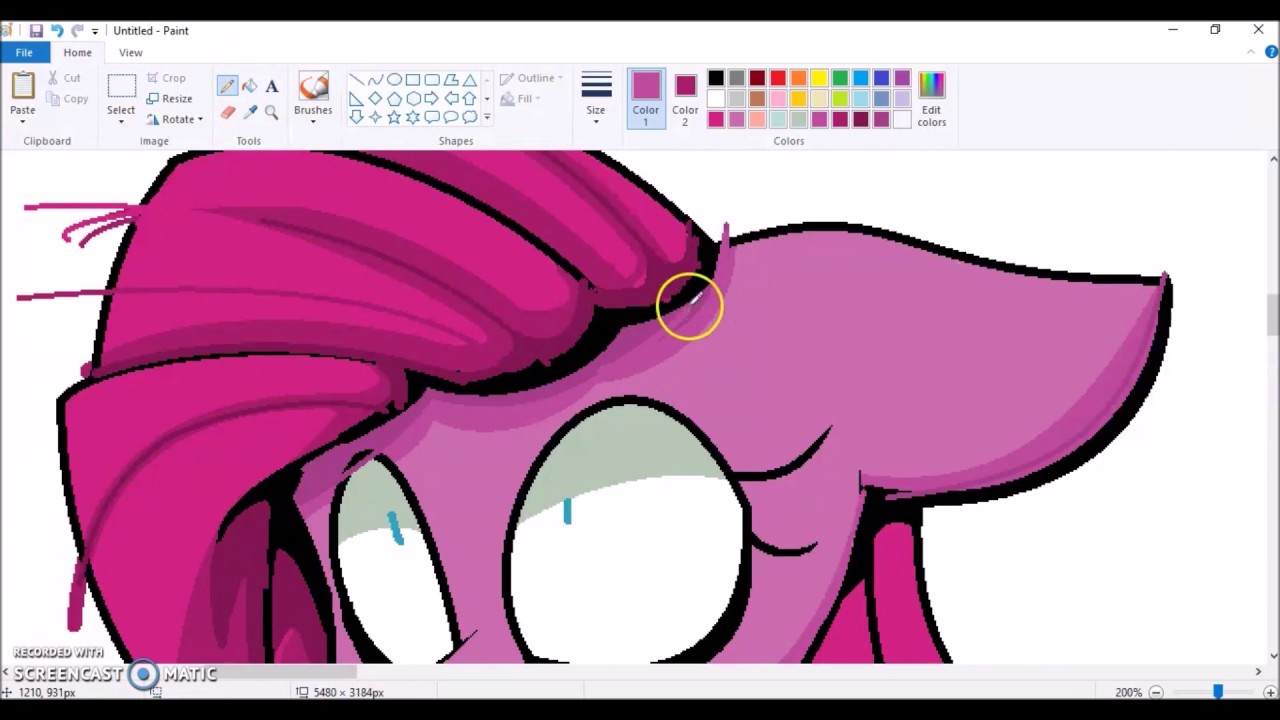 Pinkamena Speedpaint - YouTube