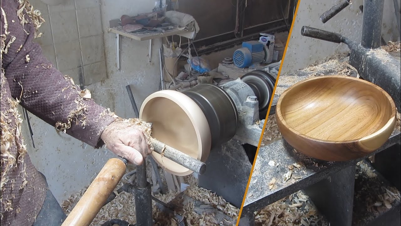 Woodturning | How Wooden Bowl Are Made | Learning To Make Wooden Bowls ...