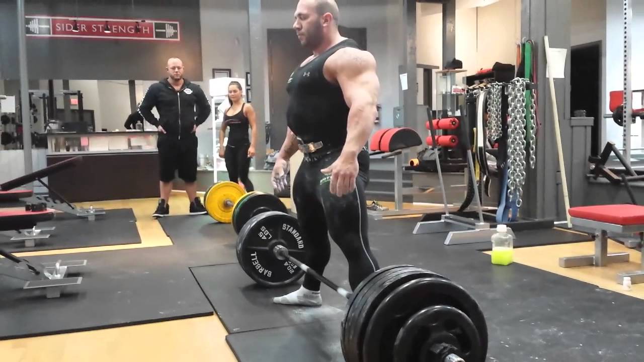 Deadlifts 2 sets @ 550 X 2 reps - YouTube
