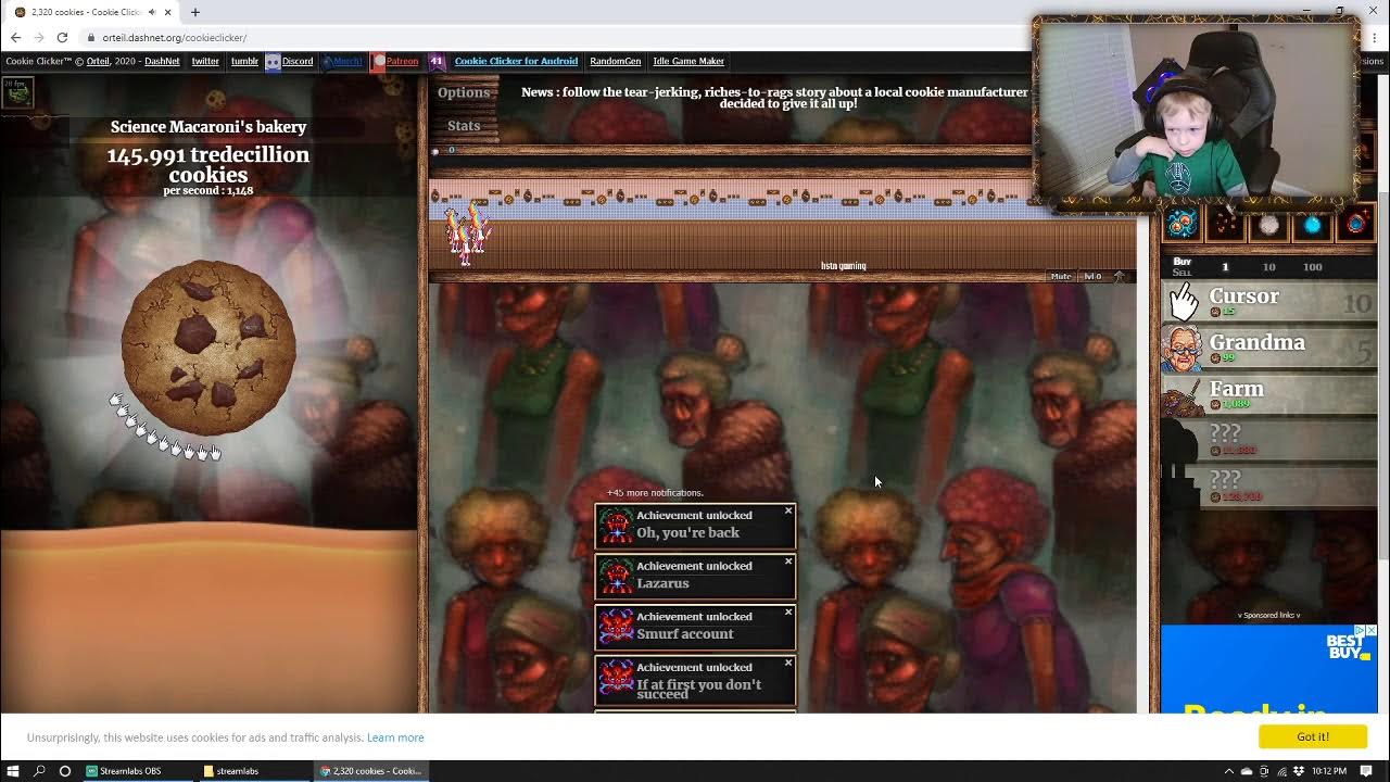 BEATING COOKIE CLICKER IN 2021 - YouTube
