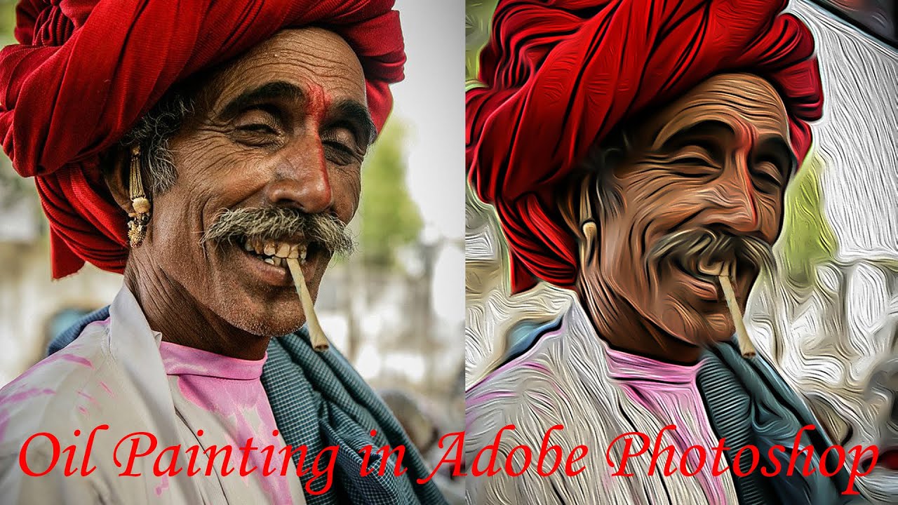 Oil Painting in Adobe Photoshop - YouTube
