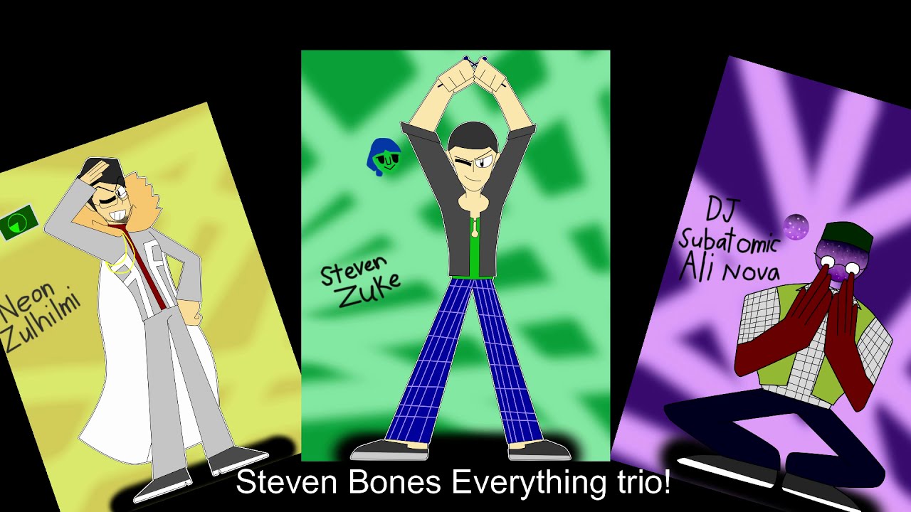 The Steven Bones Everything Trio! (With their characters' outfits ...